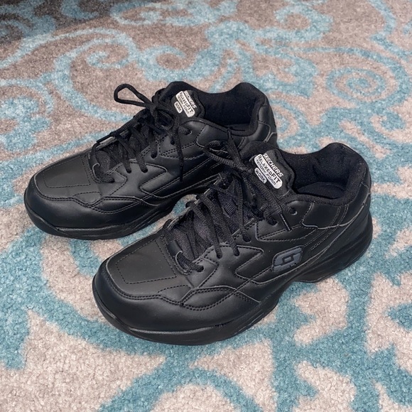 Skechers | Shoes | Womens Skechers Relaxed Fit Memory Foam Work Shoes ...